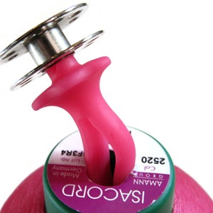 Silicone Thread Bobbin Holders for Thread Spools in Bright Fun Colors ...