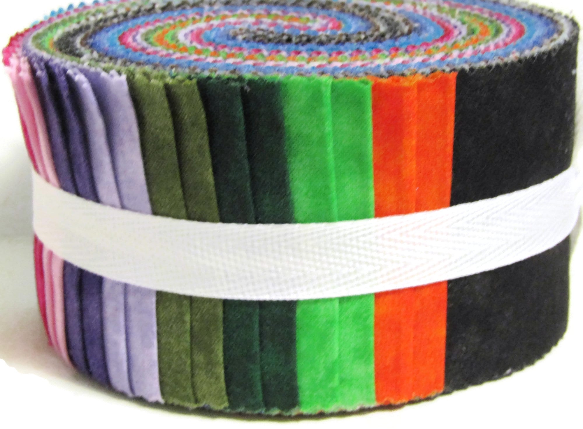 One Mottled Solids Jelly roll 40 strips x 2.5 wide 100% | Etsy