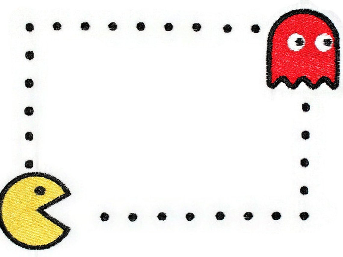 Pacman Embroidered Quilt Label to Customize With Your Personal - Etsy ...