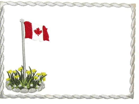 Canada Flag Embroidered Quilt Label to Customize With Your - Etsy Canada