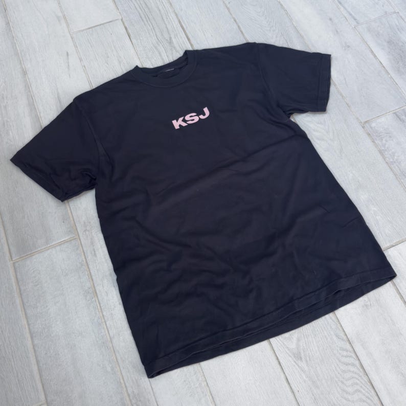 KSJ Tee | Bts Jin Inspired Shirt | Oversized Kpop Tour Merch ...