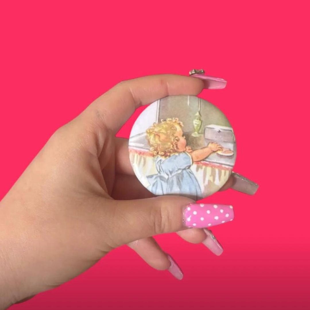 Stealing Cookies Button - Etsy