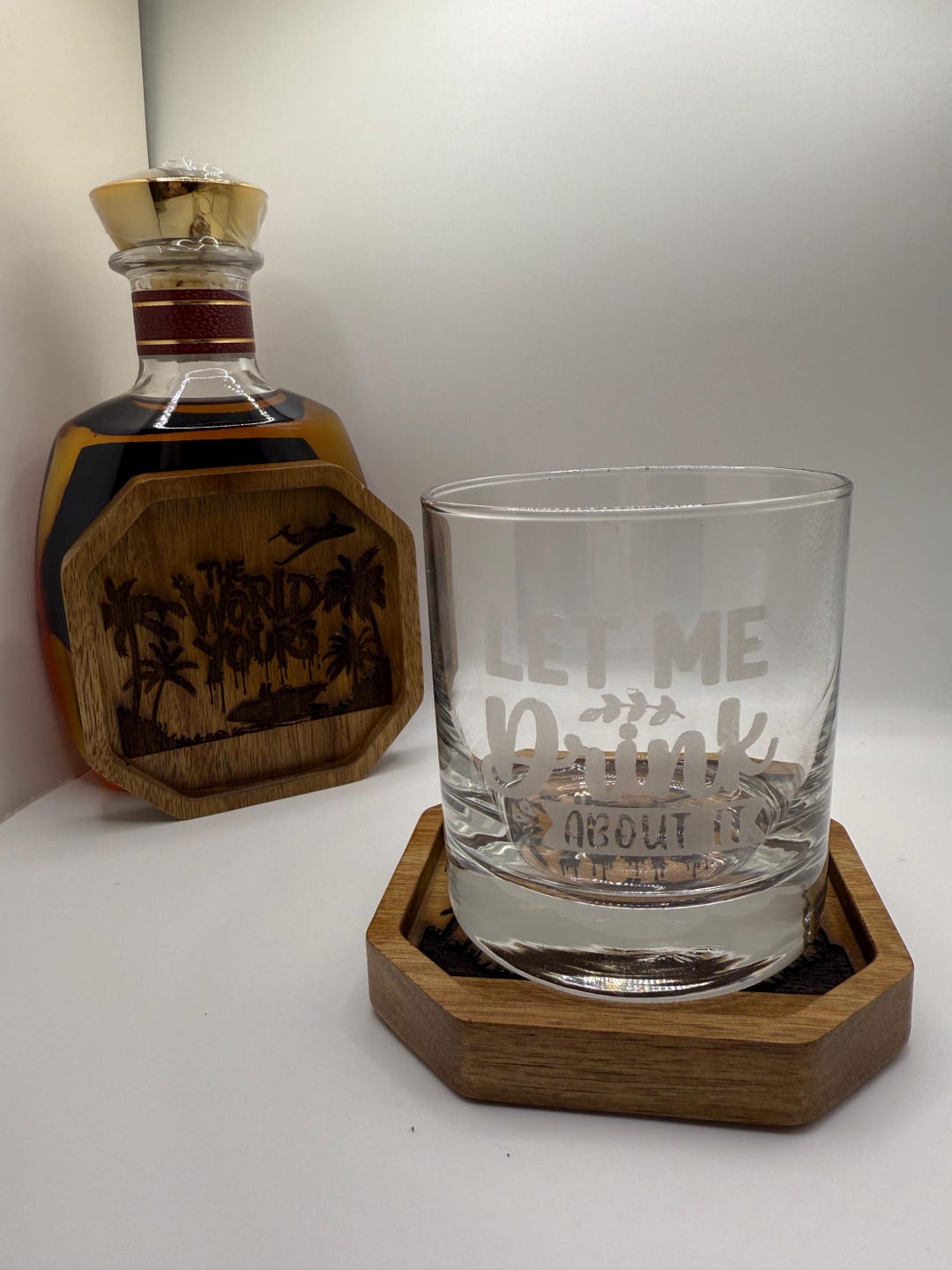 Personalized Whiskey Glass - Custom Engraved Whiskey Glass With Name or ...