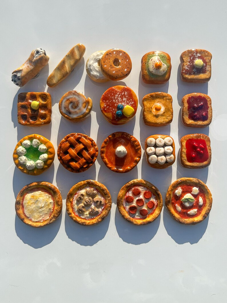 Mini Food Magnets - Etsy