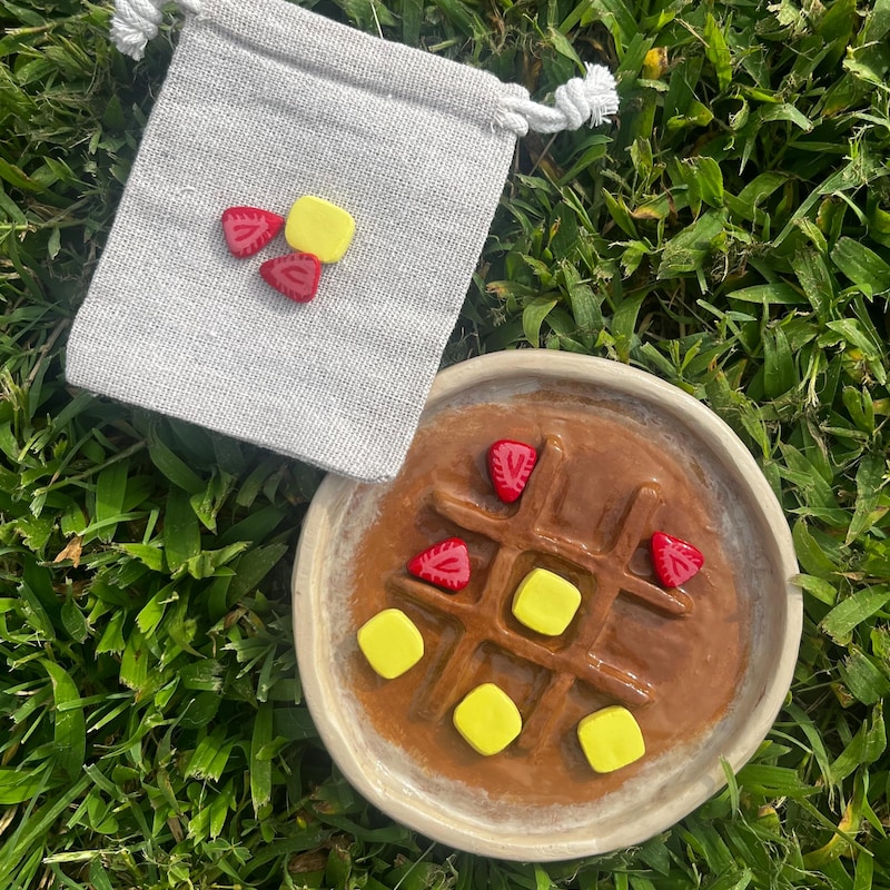 Clay Tic Tac Toe Board - Etsy