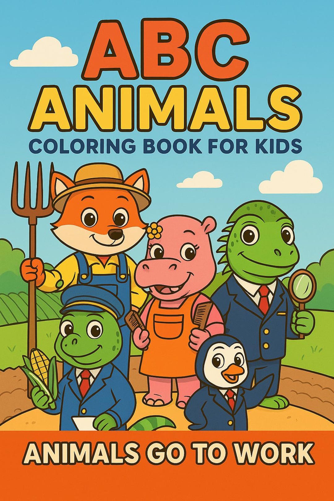 ABC Animals - Coloring Book for Kids | Printable PDF | Preschool ...