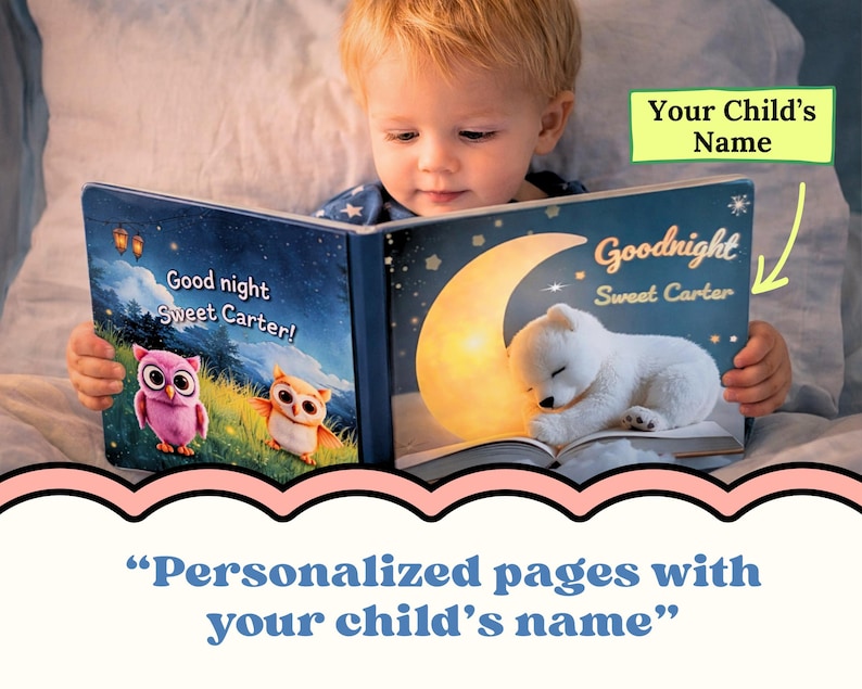 Custom Baby Book With 1st Name New Mom Gift for 2026 | Newborn ...