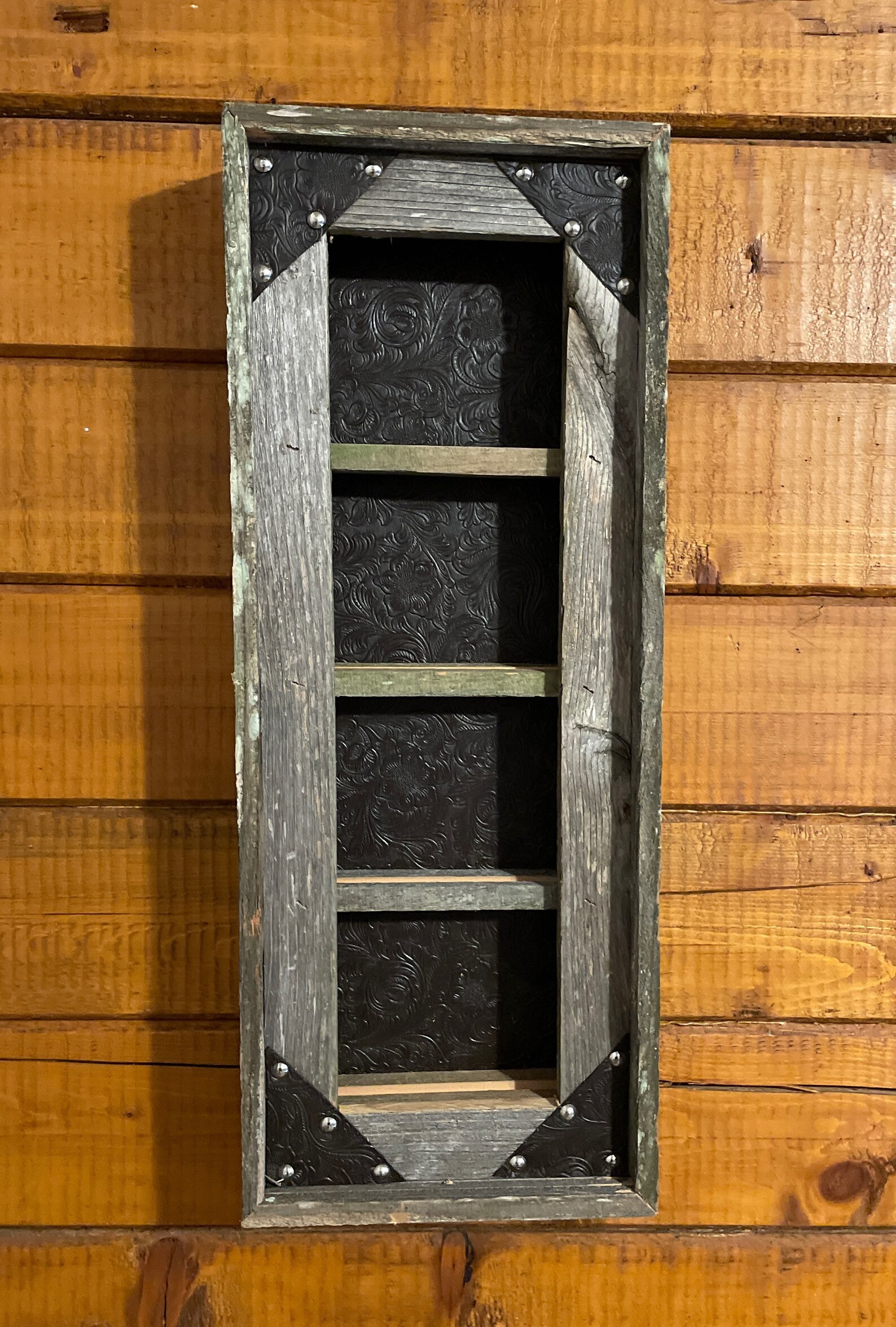 Belt Buckle Display Case Holds 4 Buckles-chocolate - Etsy