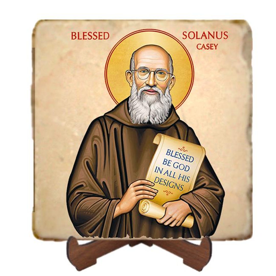 St.blessed Solanus Casey Icon, Men Saints,marble Icon,handmade,prayer ...