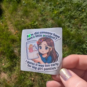 Little Accident - ABDL - Diaper Sticker - Etsy