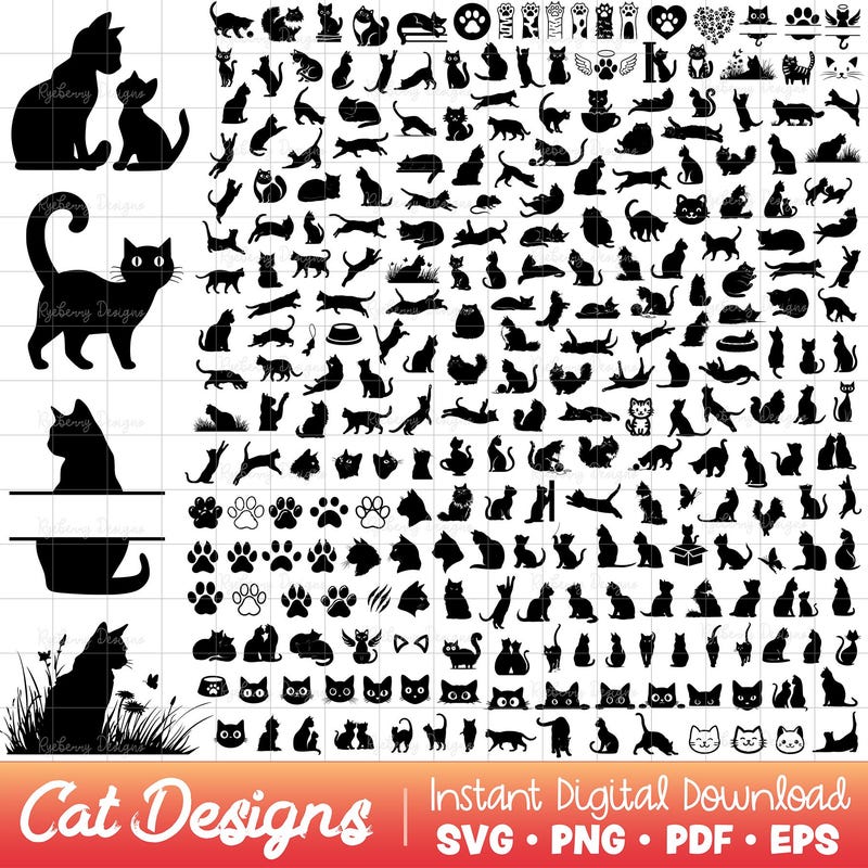 Monogrammed Cat Ornament - Etsy