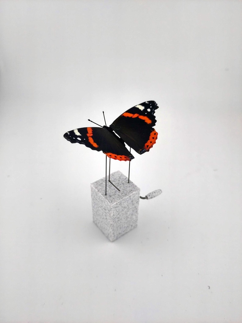 Red Admiral Butterfly Automata (vanessa Atalanta) - Etsy