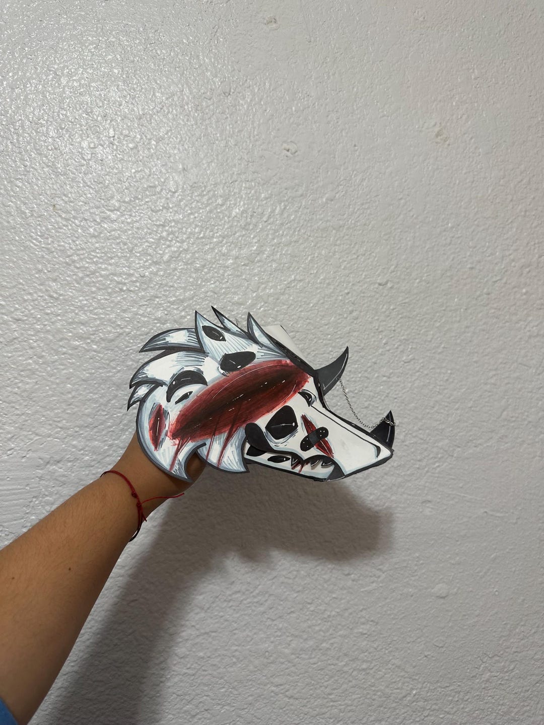 Paper Dragon Puppet Cardstock Dragon Puppet - Etsy