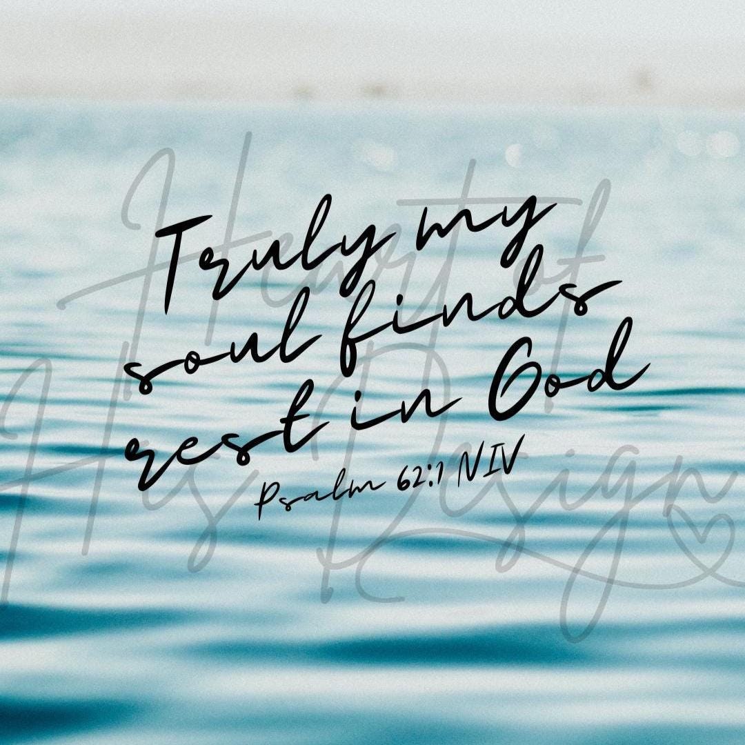 Christian Phone Wallpaper : My Soul Finds Rest (digital Download) - Etsy