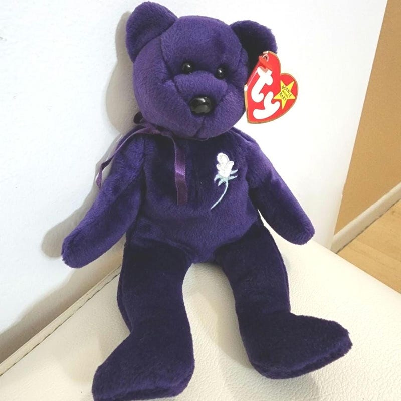 Purple Princess Ty Beanie Baby - Etsy