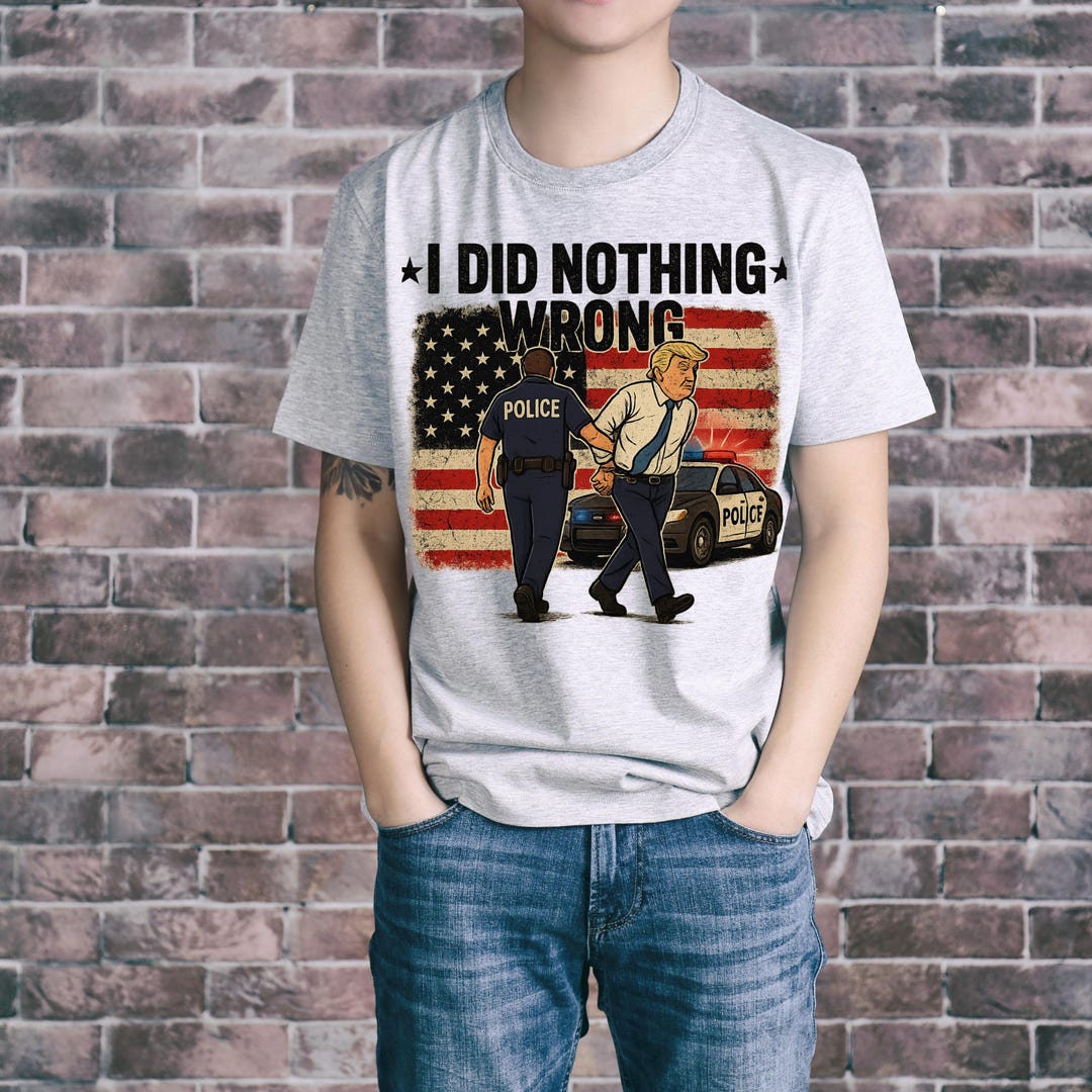 I Did Nothing Wrong Shirt Design- Bold Cartoon PNG - Etsy