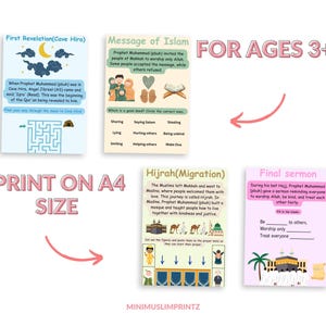 Prophet Muhammad Story Activity Pack: Islamic Kids Learning (PDF ...