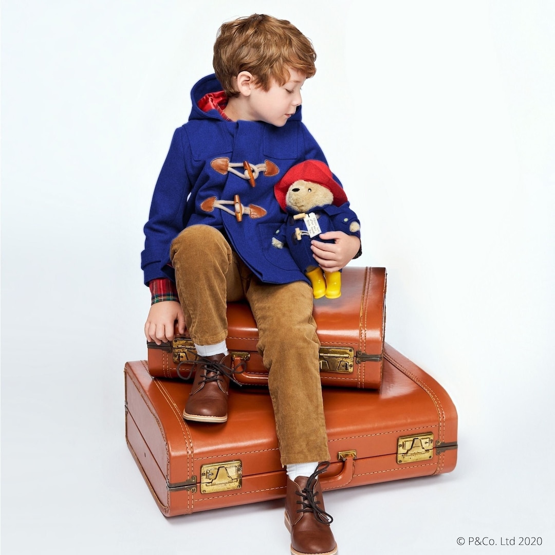 Paddington Bear Duffle Coat Children's Classic Blue Wool Toggle Coat ...