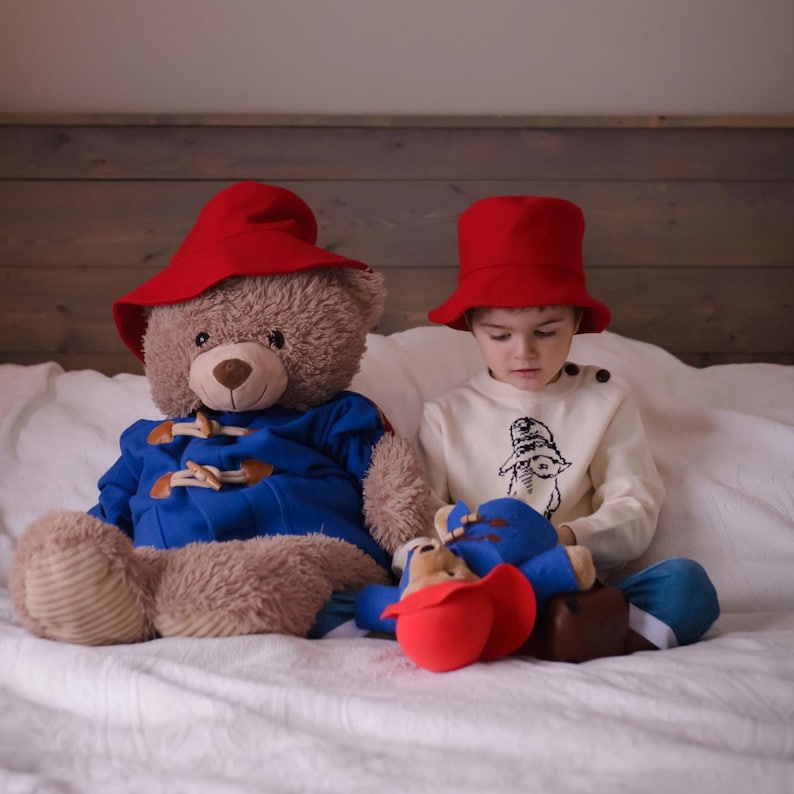 Paddington Bear Red Hat Children's Classic Red Paddington Hat Adult ...