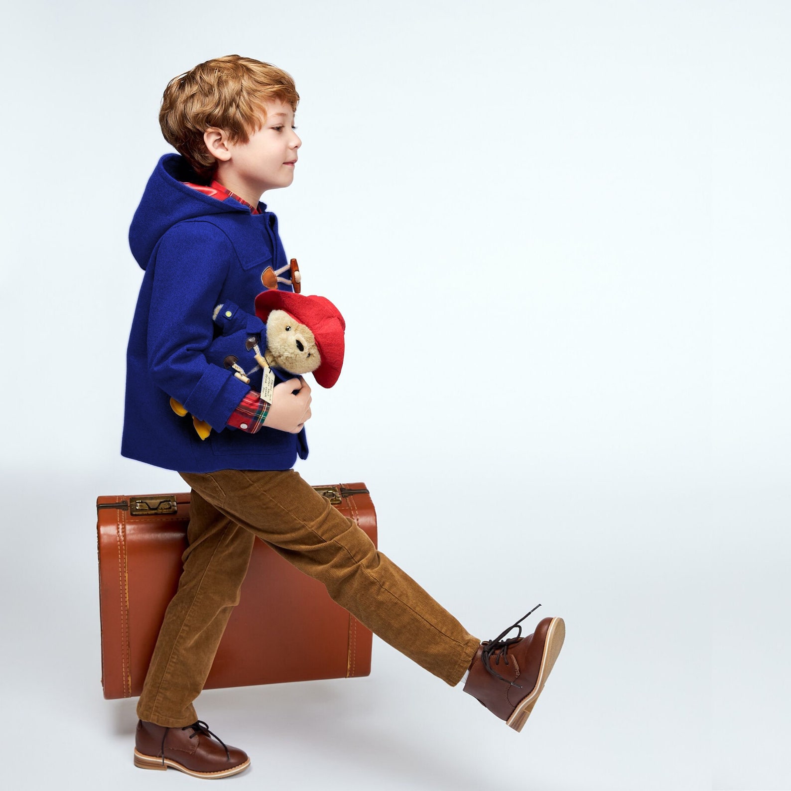 Paddington Bear Duffle Coat Children's Classic Blue Wool Toggle Coat ...