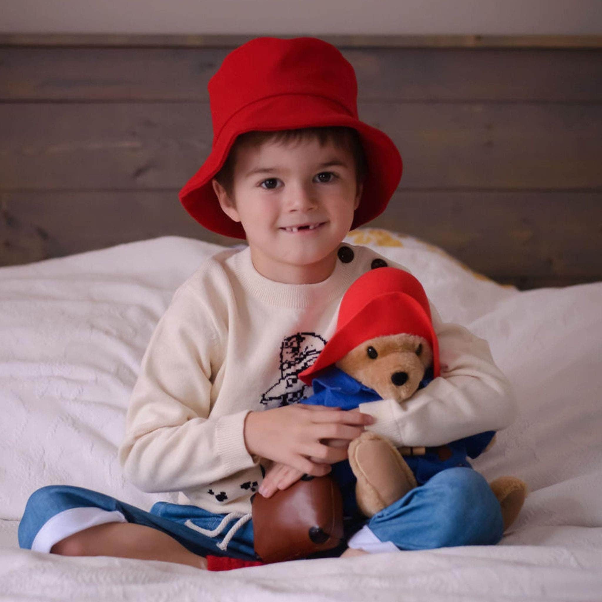 Paddington Bear Red Hat Children's Classic Red Paddington Hat Adult ...