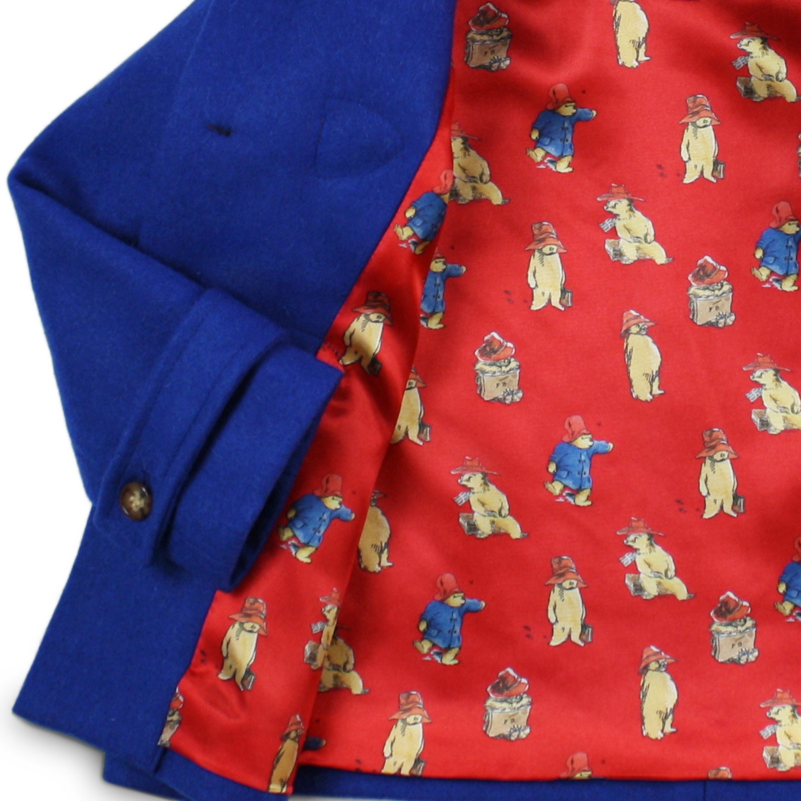 Paddington Bear Duffle Coat Children's Classic Blue Wool Toggle Coat ...