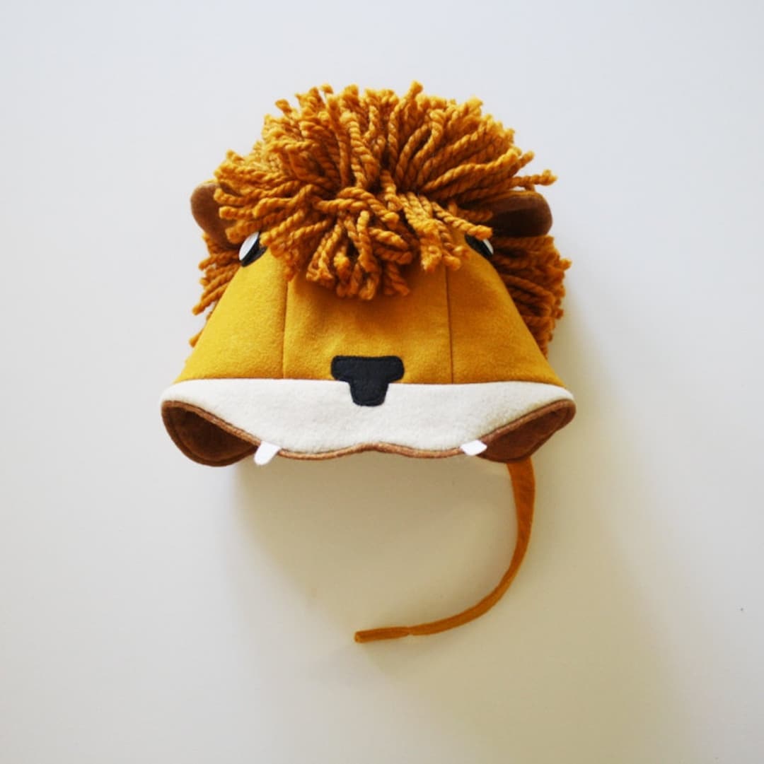 Lion Hat, Kids Wool Lion Hat, Winter Lion Hat, Kids Lion Costume, Baby ...