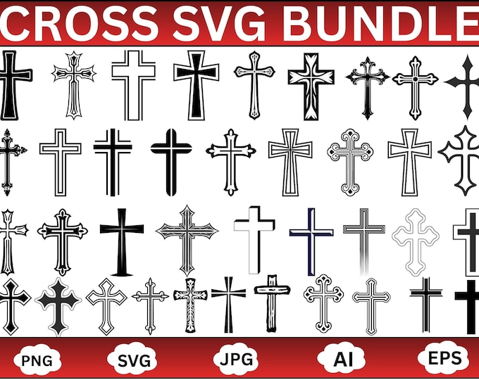 200+ Christian Bunndle Svg, Dxf, Eps, Ai, Pdf, Jpg, Png Religious ...