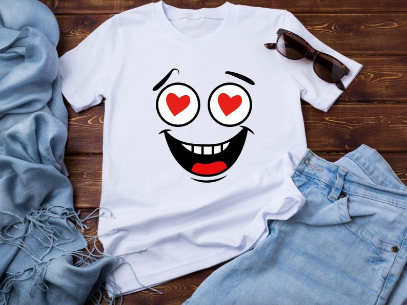 Cartoon Emotion Faces SVG Bundle, Emoji Clipart, Funny Face for Cricut ...