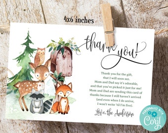 Forest Thank You | Etsy