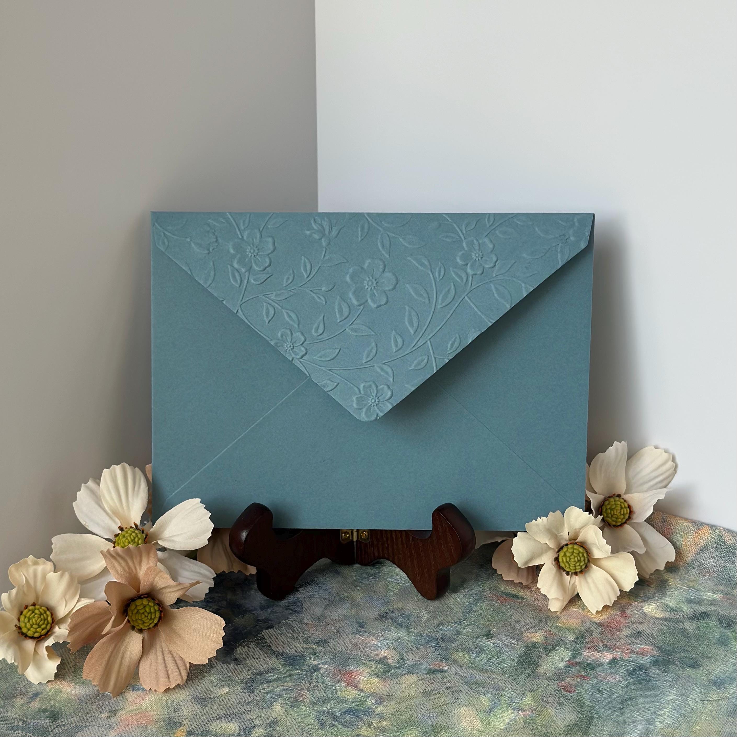 5x7 Envelope Packs Embossed (climbing Flowers Pattern) - Etsy
