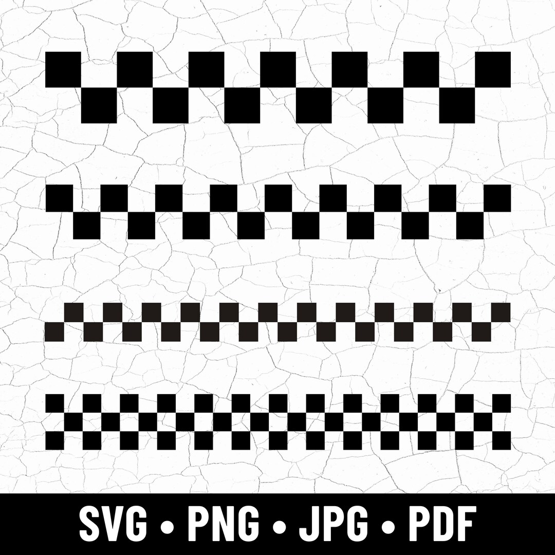 Checkerboard Pattern SVG, Checker Border Frame, Transparent Background ...