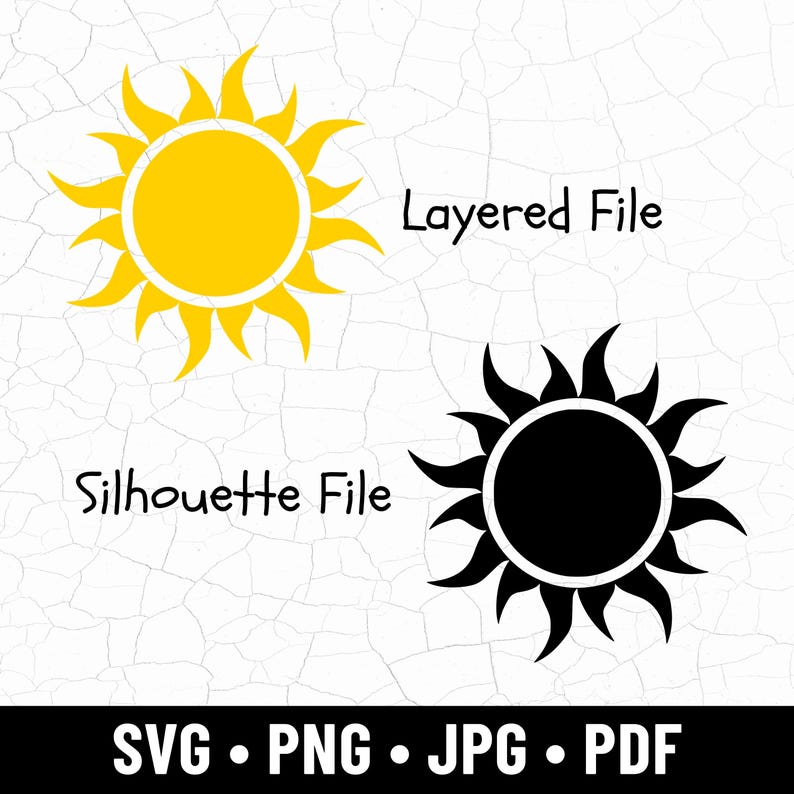 Boho Sun SVG, Sunshine Clipart, Cricut & Laser Cut Files (digital ...