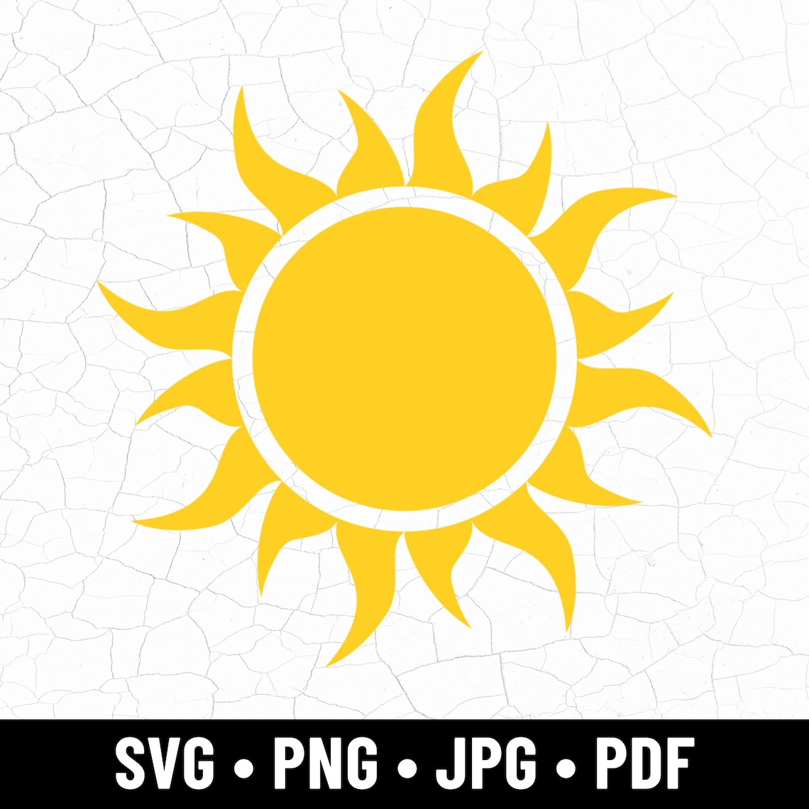 Boho Sun SVG, Sunshine Clipart, Cricut & Laser Cut Files (digital ...