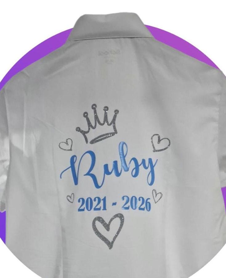Custom Personalised School Leavers Shirt Blouse | Class of 2026 ...
