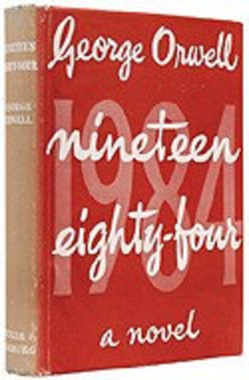 Book Clutch George Orwell- Nineteen Eighty-four - Etsy