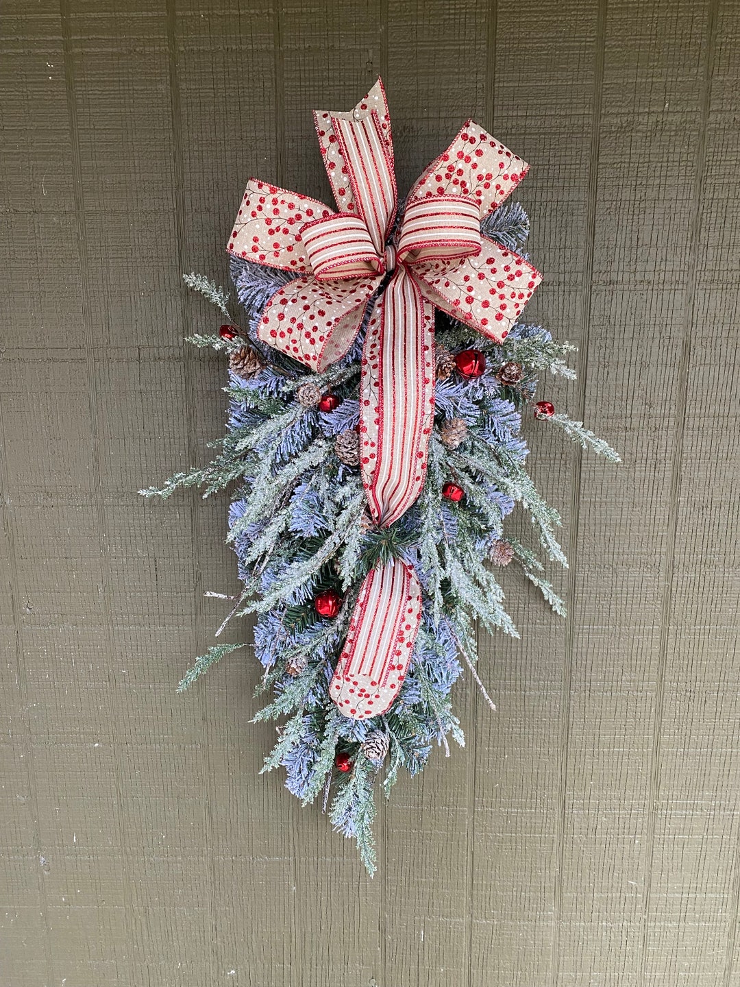 Rustic Christmas Swag: Country Winter Wreath - Etsy