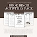 Editable Bookish Bingo Printable | 25+ Canva Templates | Reusable ...