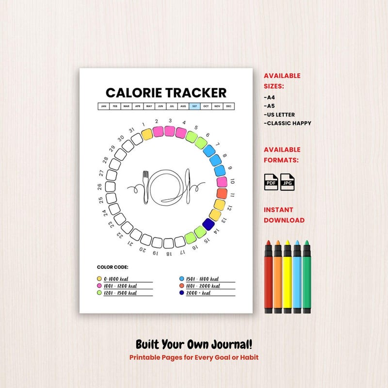 Calorie Tracker - Etsy