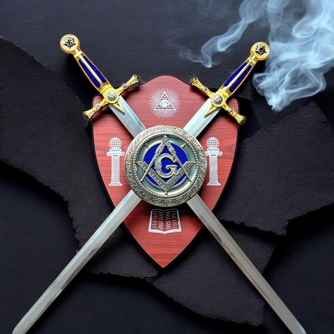 Handmade Carusard Templar Knights Sacred Holy Sword With Wall Mount ...