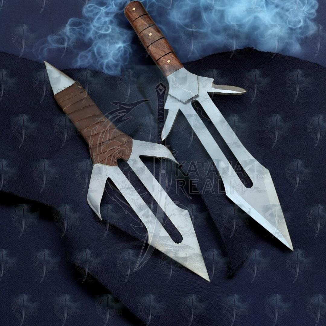 Klingon Dk'tahg Knife Prop With Leather Sheath – Sci-fi Collectible ...