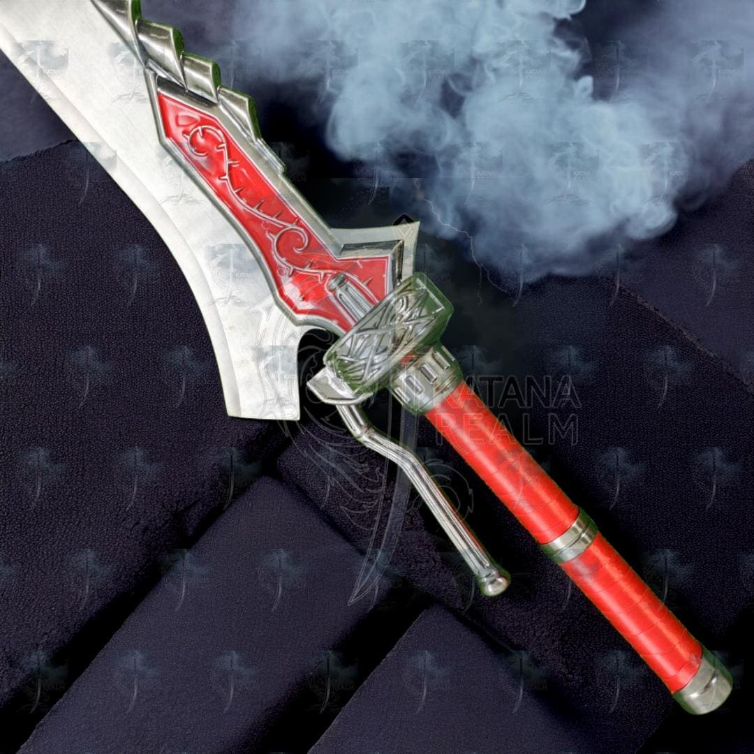 Devil May Cry 4 Red Queen Sword | Full Metal Cosplay Weapon | Life-size ...