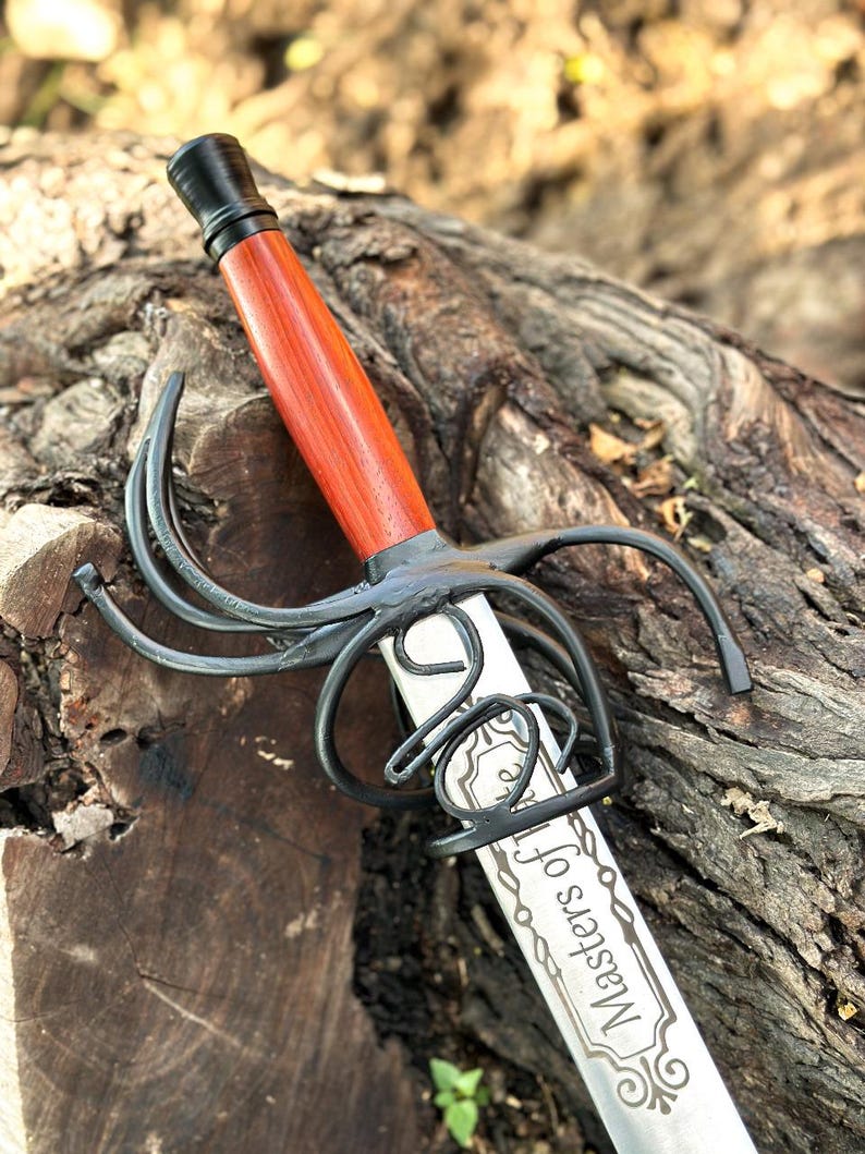 Fully Handmade Carbon Steel Medieval Rapier Sword, Rapier Greek Sword ...