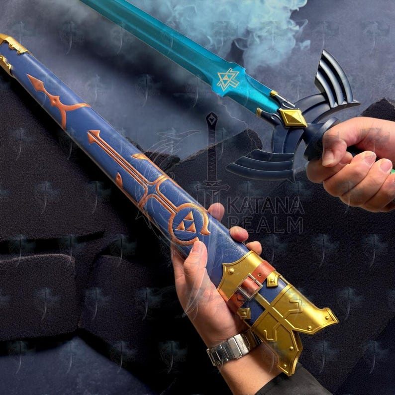 Zelda Master Sword V3 Life-size Metal Replica | Breath of the Wild ...