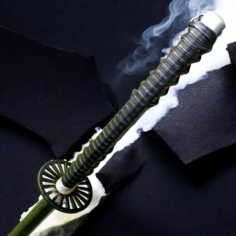 Demon Slayer Tanjiro Sword | Full Tang Nichirin Katana | 40 Inch ...