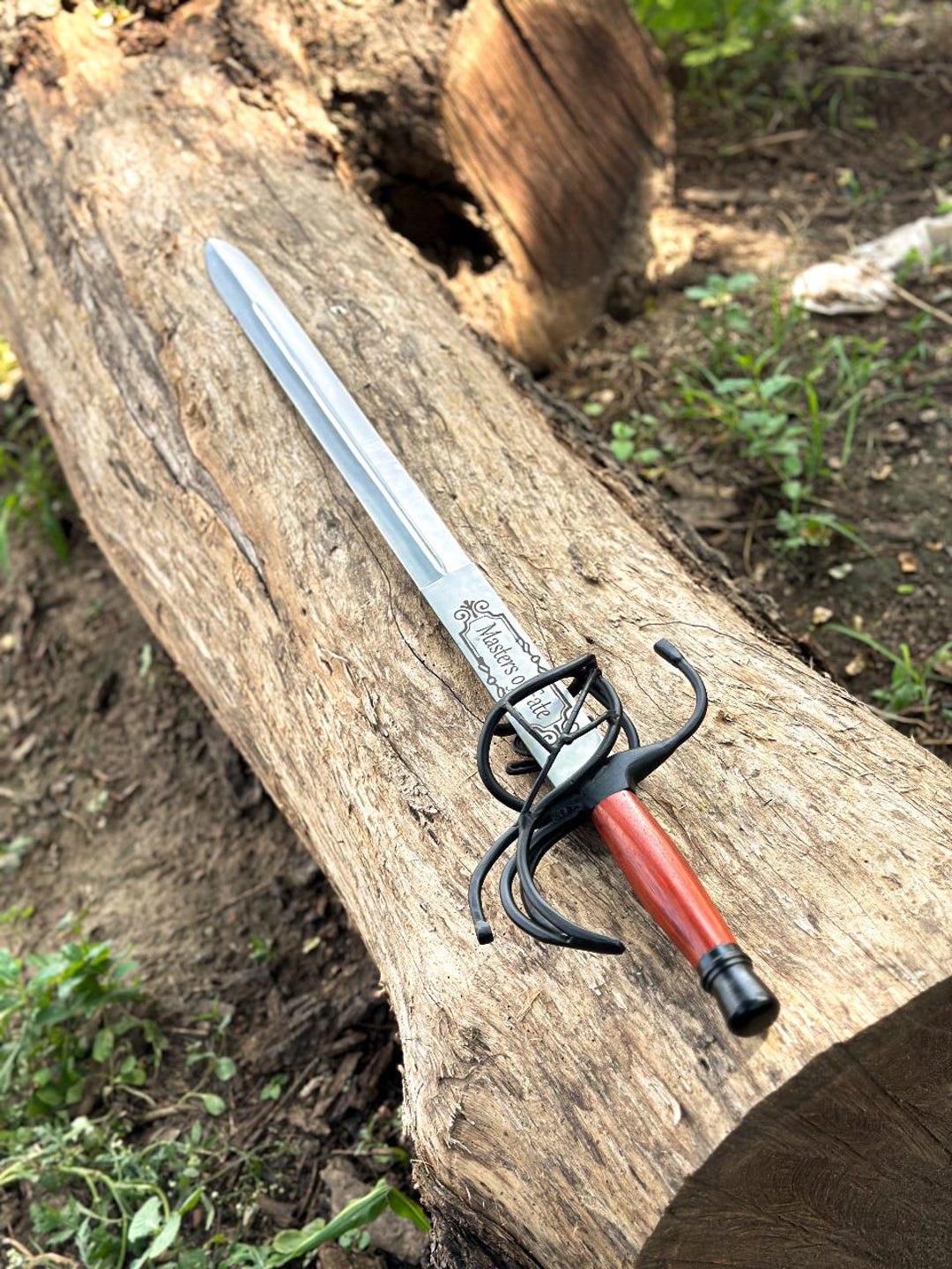 Fully Handmade Carbon Steel Medieval Rapier Sword, Rapier Greek Sword ...