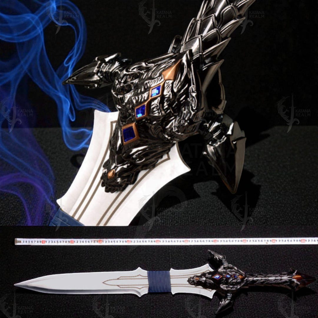 Life Size Anduin Lothar Sword Replica – Warcraft Movie Metal Sword Prop ...