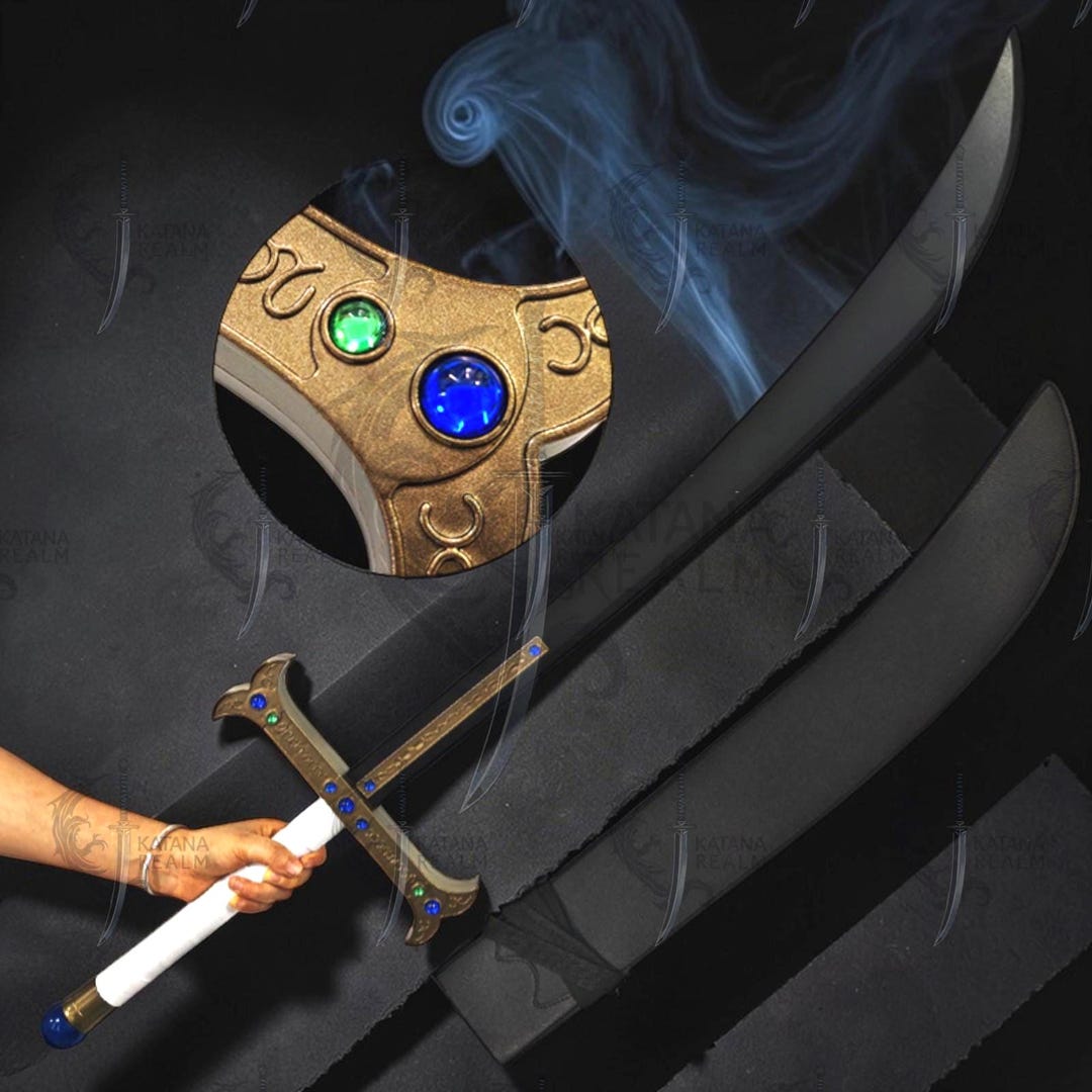 Yoru Sword Replica – Dracule Mihawk Life-size Anime Katana – Cosplay ...