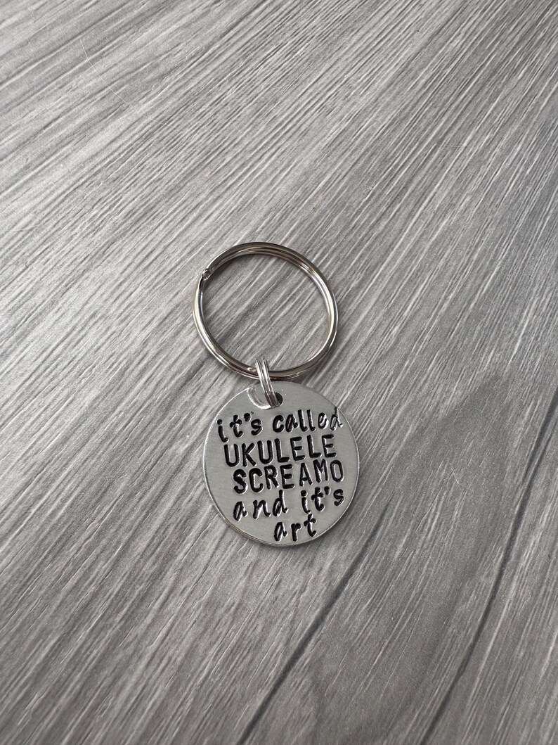It’s Called UKULELE SCREAMO and It’s Art Keychain - Etsy