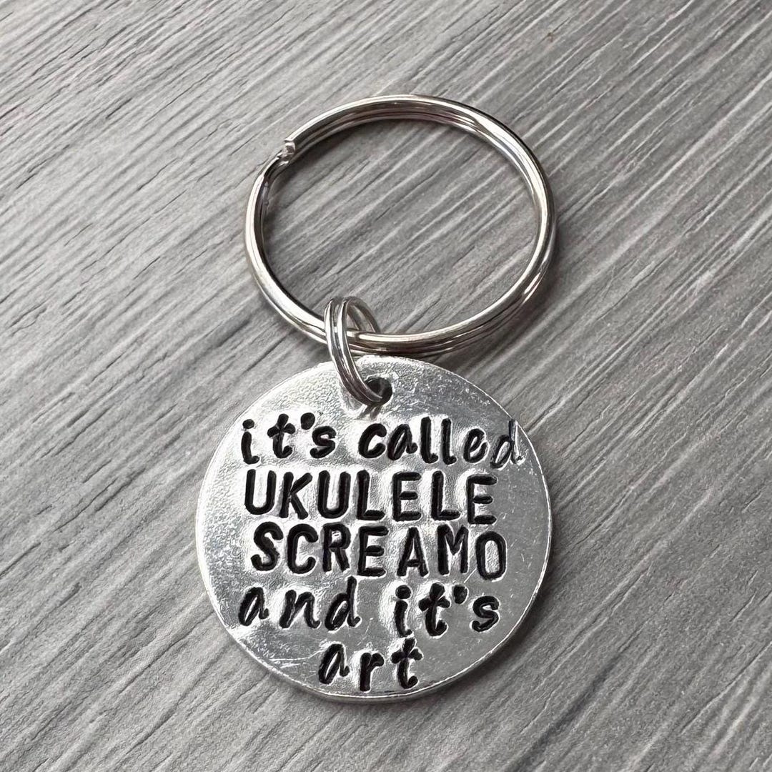 It’s Called UKULELE SCREAMO and It’s Art Keychain - Etsy